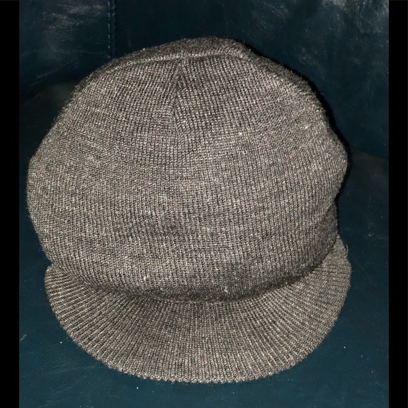 Accessories | Gray Winter Brim Beanie Hat Nwot | Poshmark